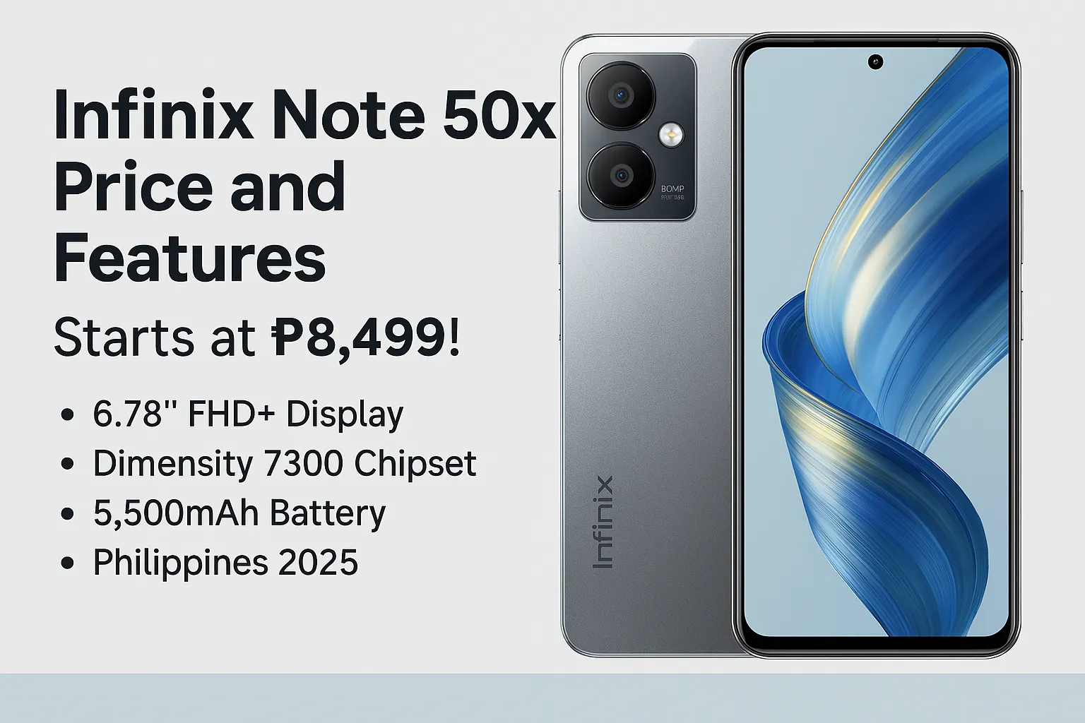 Infinix Note 50x Price and Features – Philippines 2025