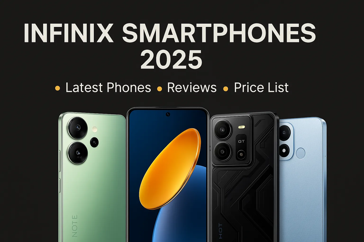 Infinix Smartphones 2025 – Latest Phones, Reviews & Price List