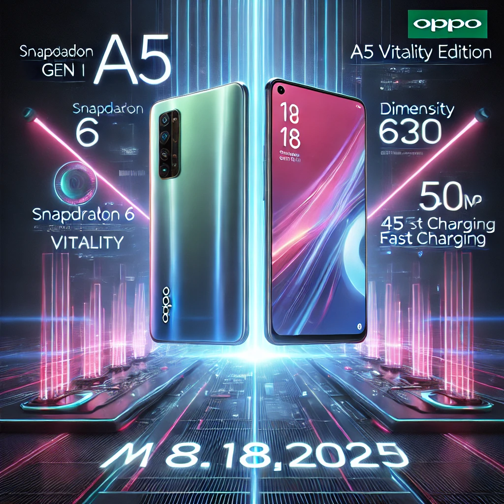 Oppo A5 and A5 Vitality Edition Launch – Specs & Price