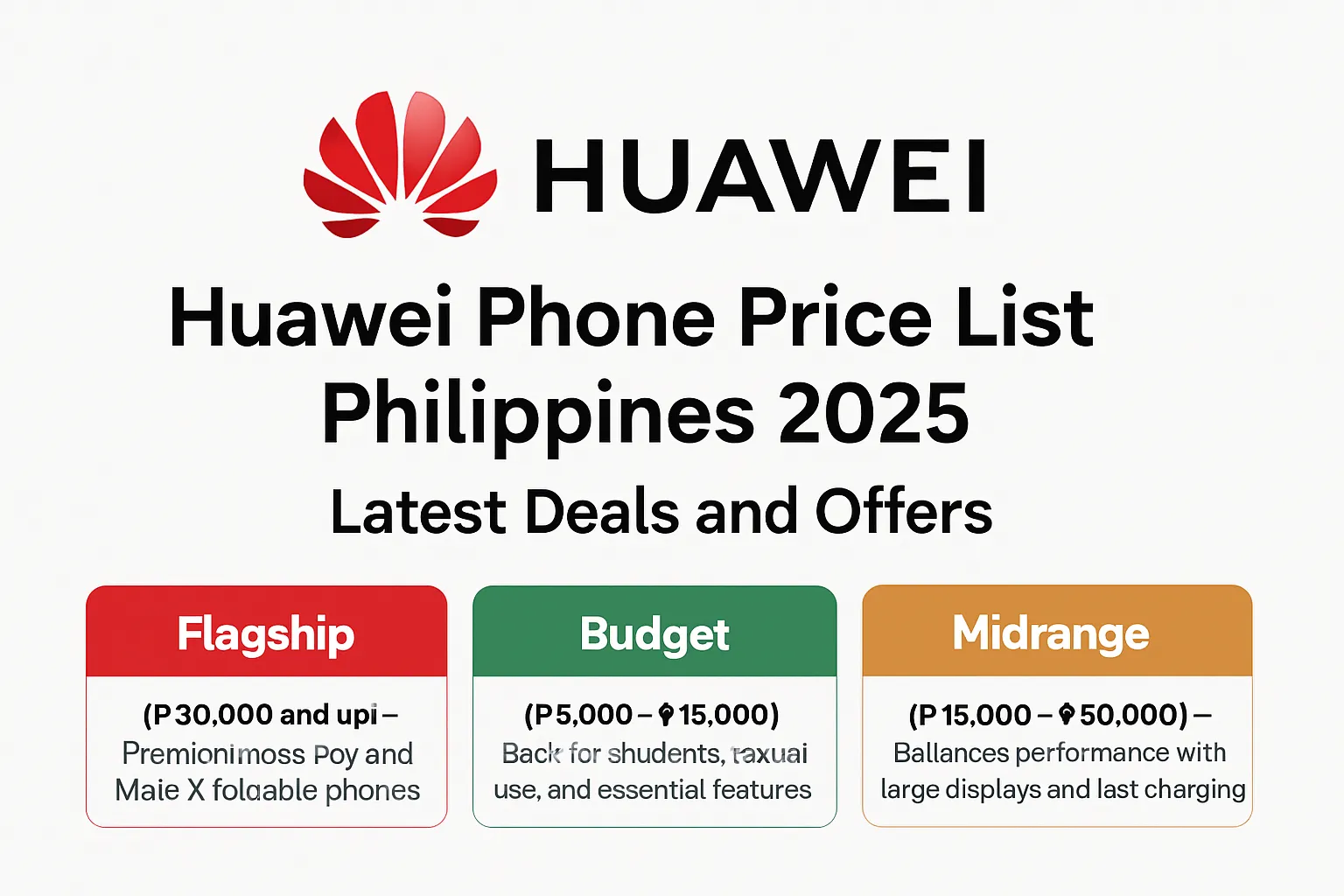Huawei Price List Philippines 2025: Best Deals & Top Phones