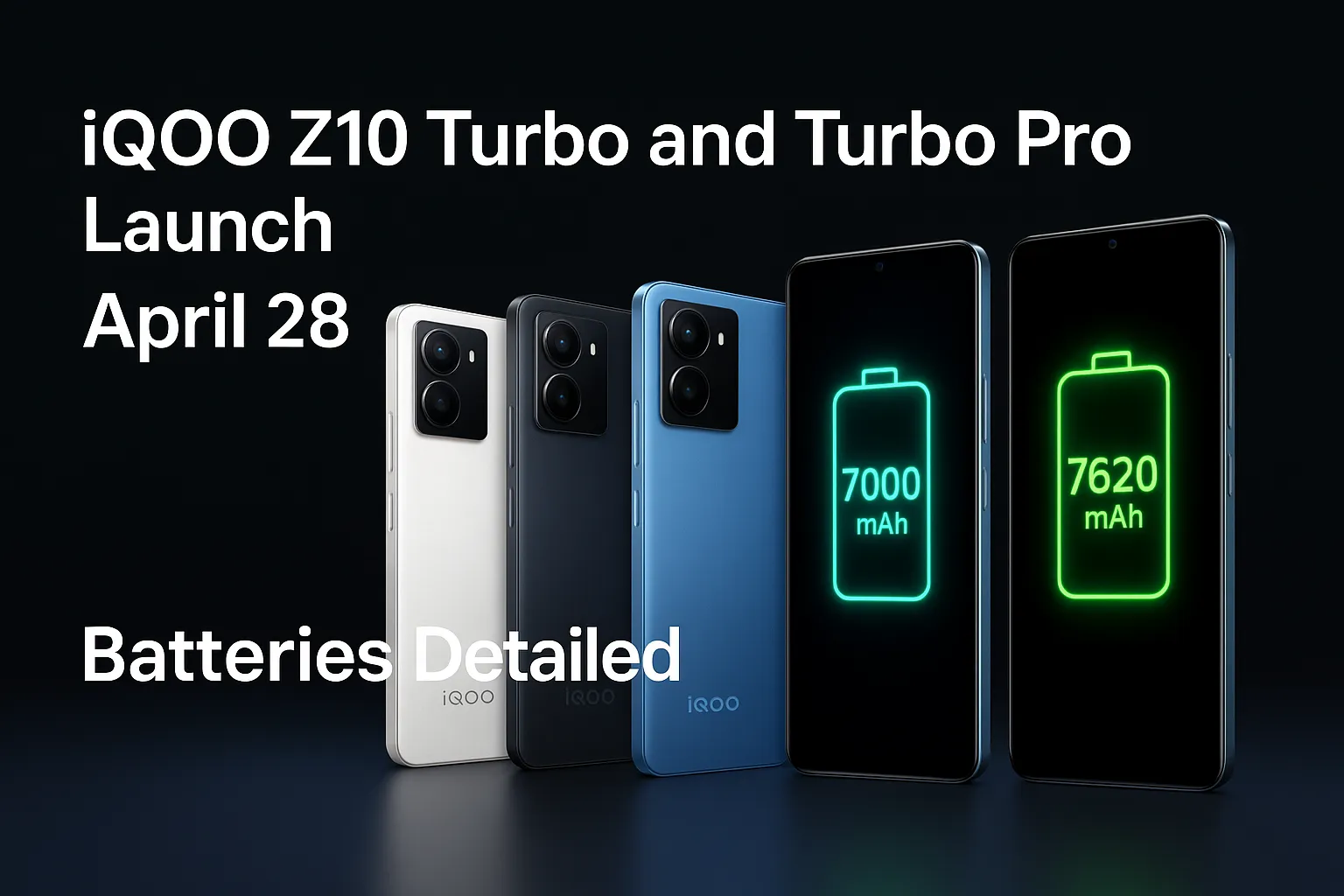 iQOO Z10 Turbo and Turbo Pro Launch on April 28 in China