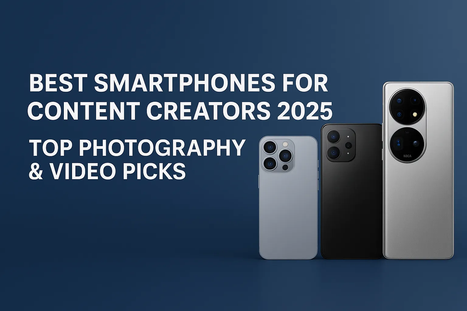 Best Smartphones for Content Creators 2025 – Top Picks