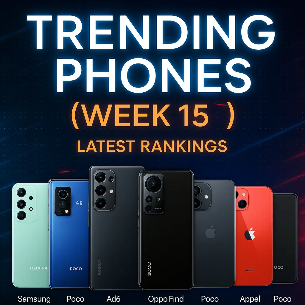 Trending Phones 2025 (Week 15) – Latest Rankings