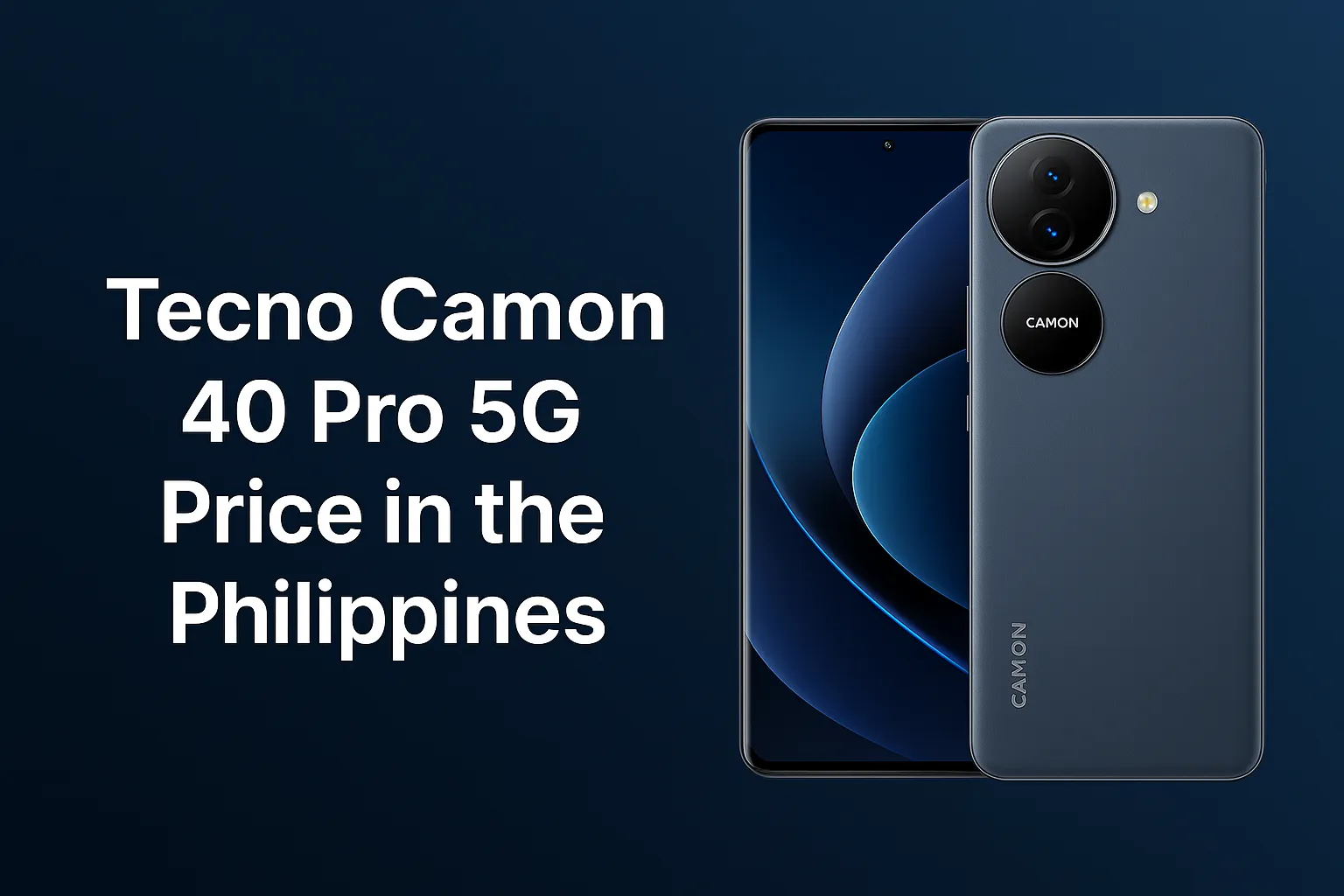Tecno Camon 40 Pro 5G Price in the Philippines (2025)
