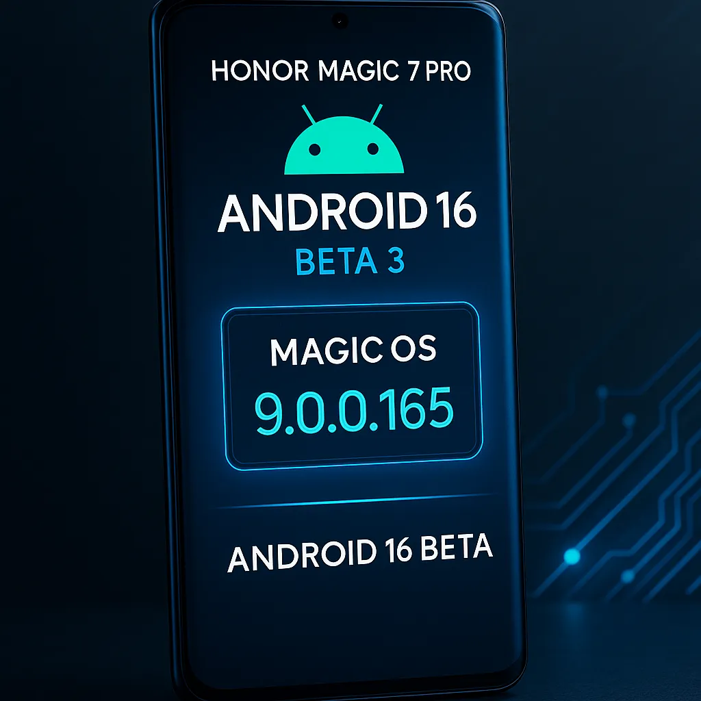Honor Magic 7 Pro Android 16 Beta 3 Now Available for Developers