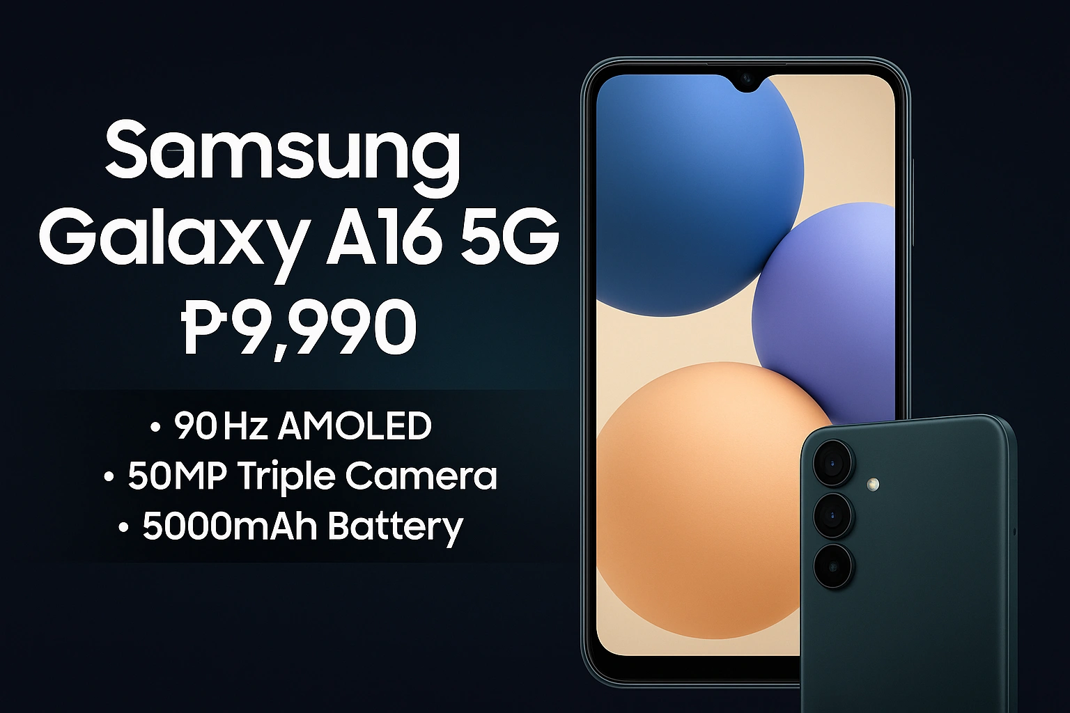 Samsung Galaxy A16 5G Price PH 2025 - 5000mAh, AMOLED