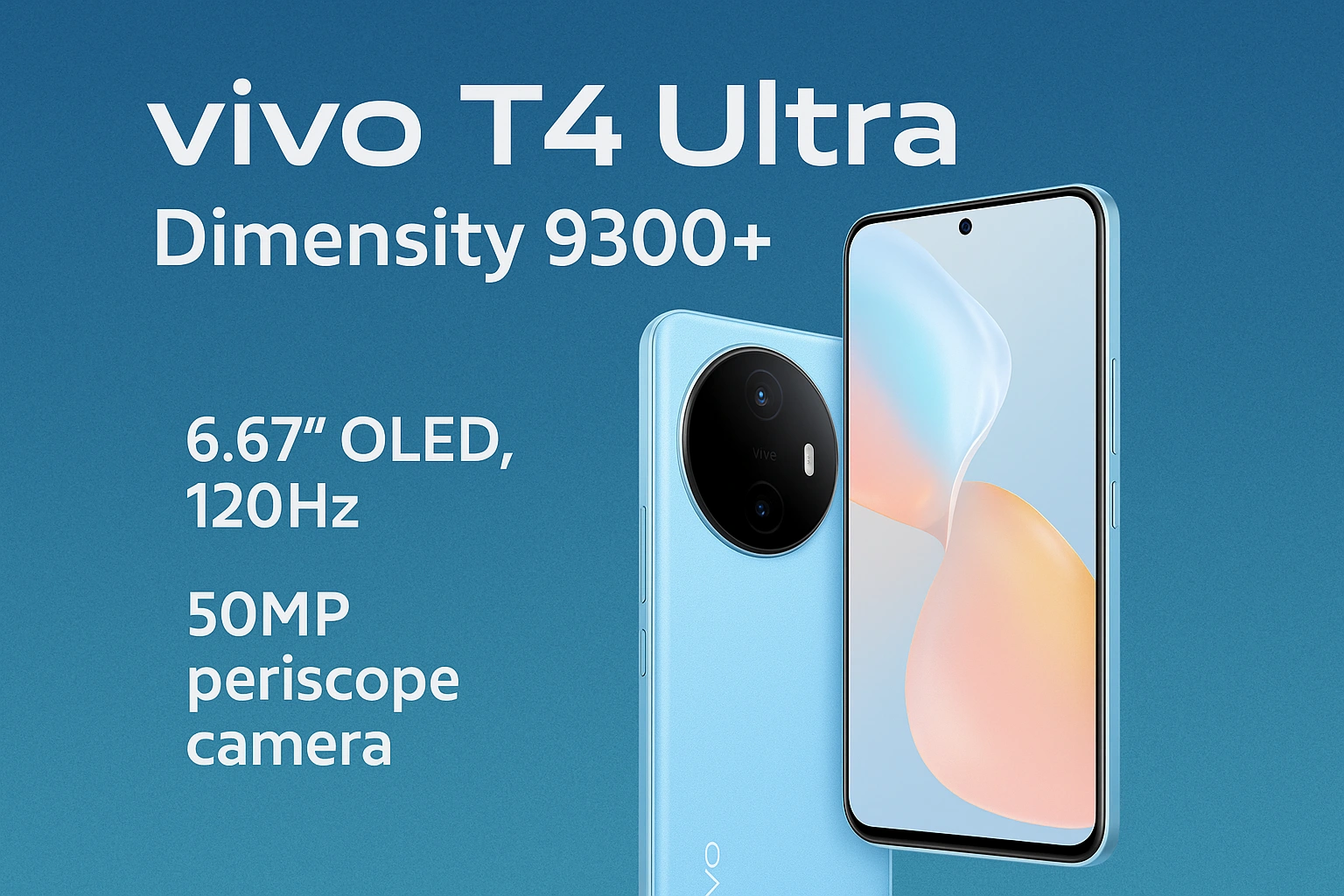 vivo T4 Ultra Chipset Leak Confirms Dimensity 9300+