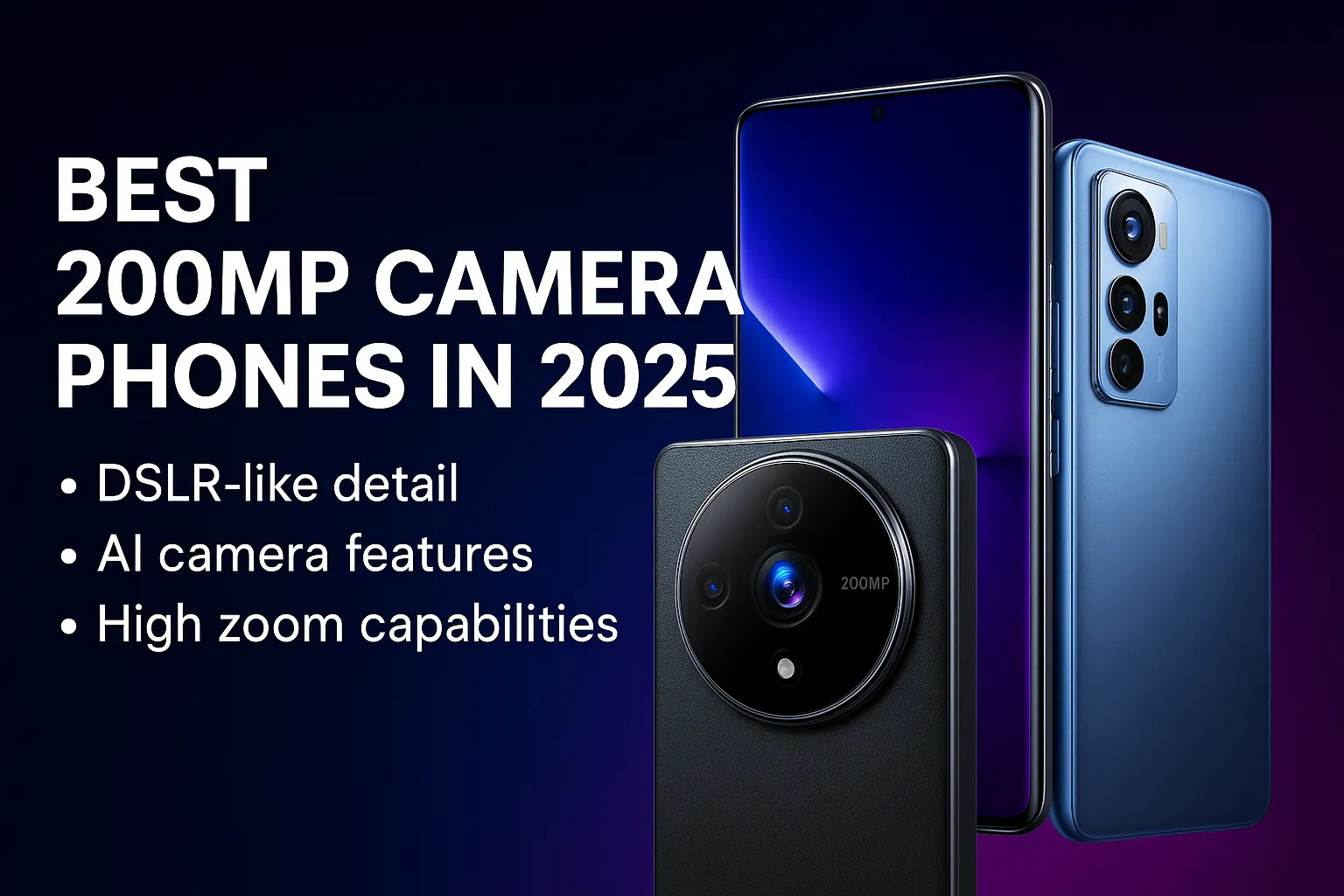 200MP Camera Phones 2025 – Flagship Photography Compared