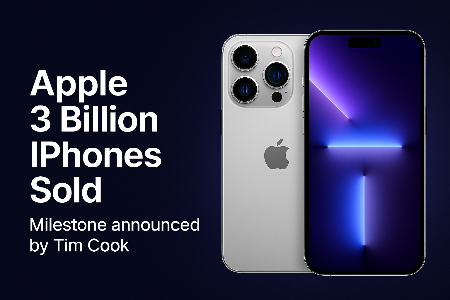 Apple 3 Billion iPhones Sold Milestone Confirmed