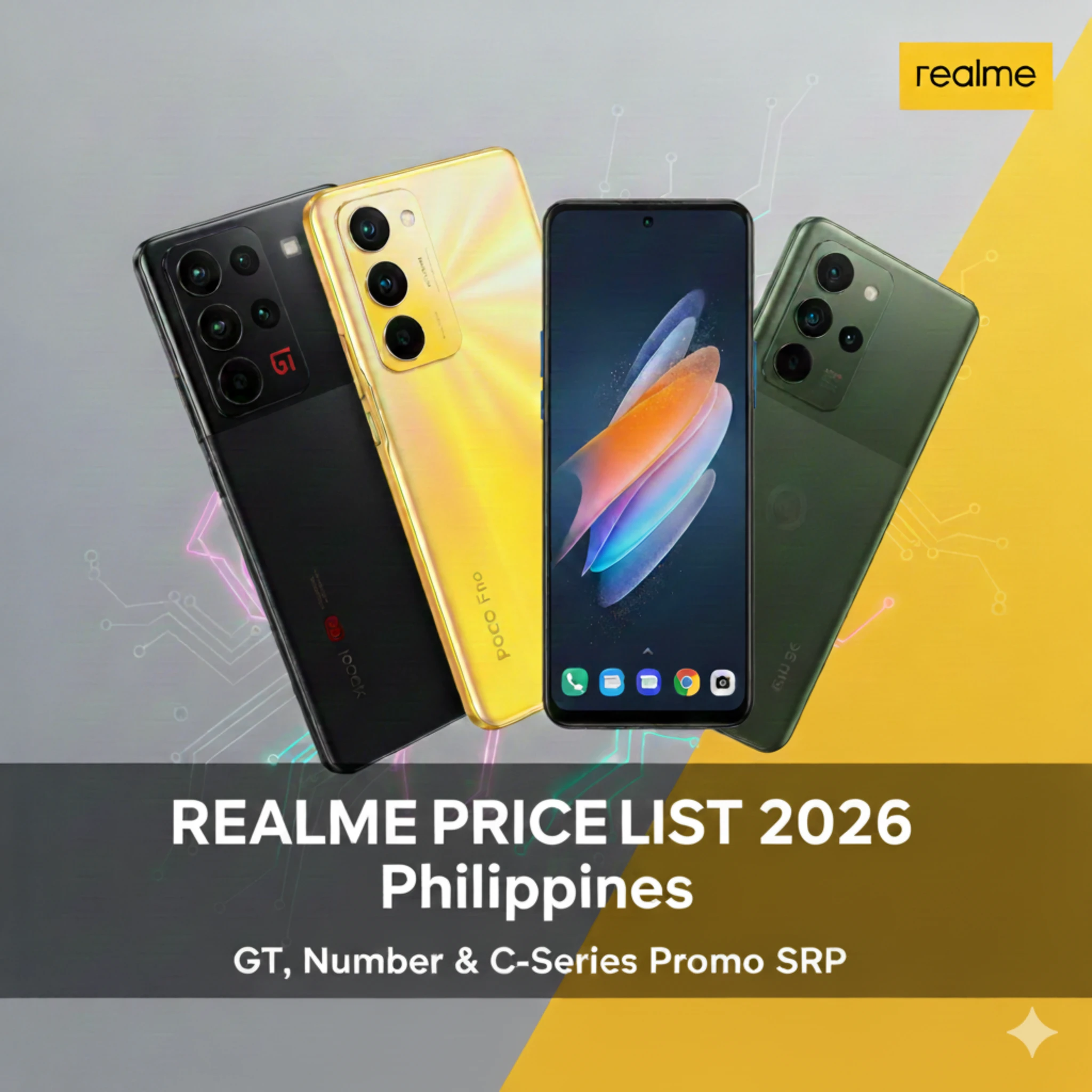 realme Price List 2026 Philippines: GT, Number, & C-Series SRP